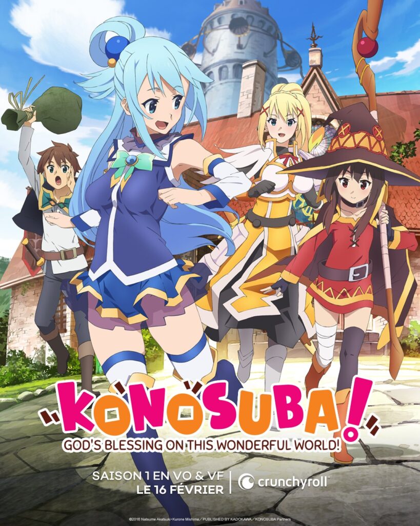Konosuba – La Série, Les OAV Et Le Film Sur Crunchyroll - Japan Neverland
